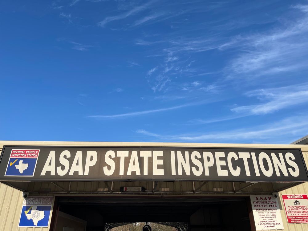 STATE INSPECTION - Updated August 2025 - 10508 Airline Dr, Houston ...