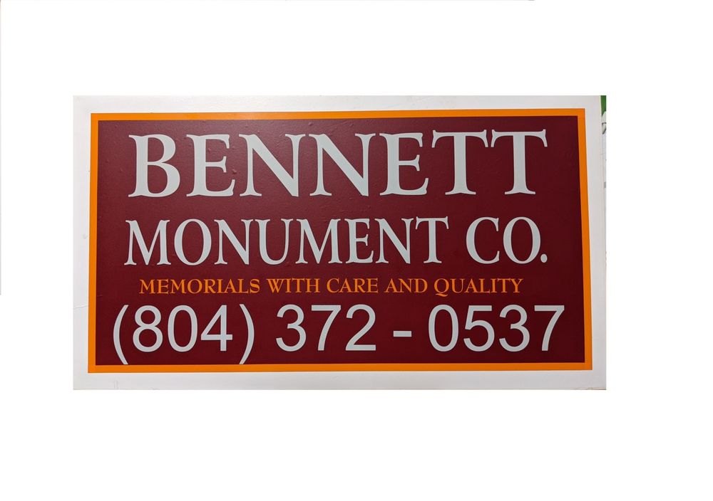 BENNETT MONUMENT COMPANY - Updated May 2024 - 3923 Old Buckingham Rd ...