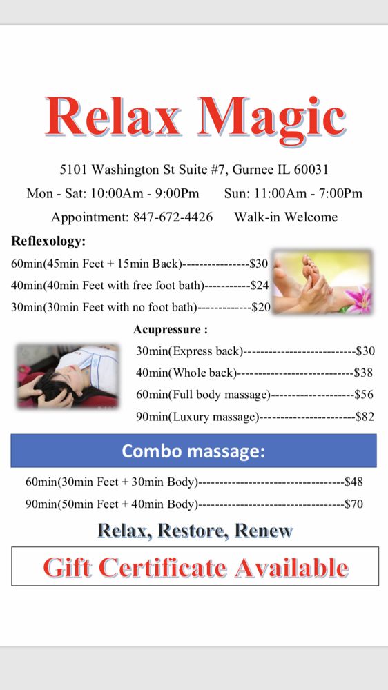 RELAX MAGIC - Updated September 2024 - 16 Photos & 32 Reviews - 5101 ...