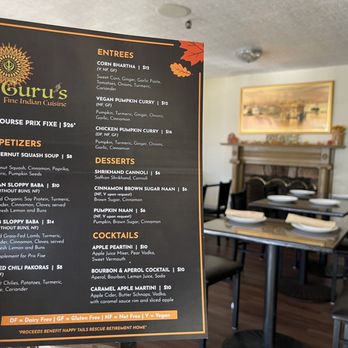 GURU’S INDIAN CUISINE - Updated October 2025 - 277 Photos & 483 Reviews ...
