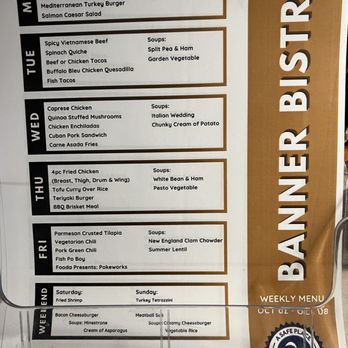 BANNER GOOD SAMARITAN BISTRO CAFETERIA LOWER LEVEL - Updated December ...