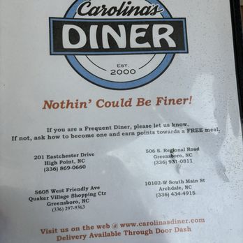 CAROLINA’S DINER - Updated January 2026 - 187 Photos & 216 Reviews ...