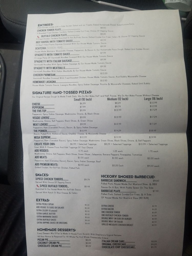 STEPHANO’S TOWN PLAZA CAFE - Updated January 2026 - 500 S Montgomery ...