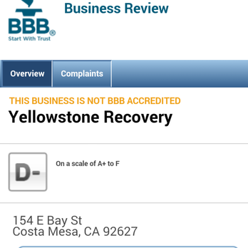 YELLOWSTONE RECOVERY - Updated July 2024 - 23 Photos & 52 Reviews - 154 ...