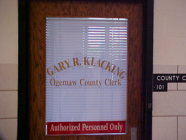 OGEMAW COUNTY - CLERK’S OFFICE - Public Services & Government - 806 W ...
