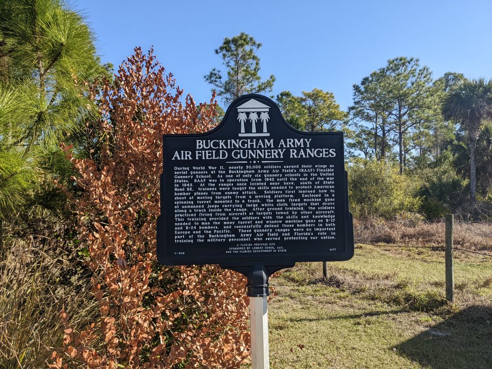 BUCKINGHAM ARMY AIR FIELD GUNNERY RANGES MARKER - Updated January 2026 ...