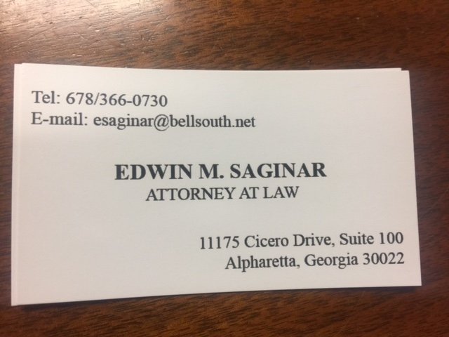 EDWIN SAGINAR ATTORNEY AT LAW - Updated May 2025 - 200 Milton Park ...