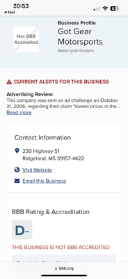 GOT GEAR - Updated October 2025 - 31 Reviews - 230 Hwy 51, Ridgeland, Mississippi - Motorcycle ...