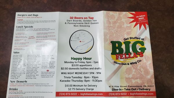BIG FELLA’S PIZZA DELI & WINGS - Updated June 2026 - 23 Photos & 45 ...