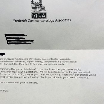 FREDERICK GASTROENTEROLOGY ASSOCIATES - Updated October 2024 - 10 ...