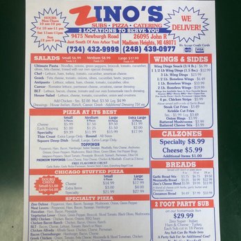 ZINO’S SUBS PIZZA AND CATERING - Updated December 2025 - 34 Photos & 66 ...