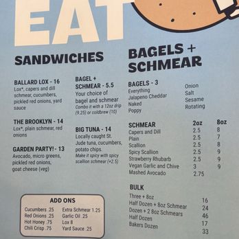 BACKYARD BAGEL - TEMP. CLOSED - Updated December 2025 - 174 Photos ...