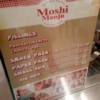 MOSHI MANJU - Updated October 2025 - 20 Photos - EDSA Cor. J. Vargas ...