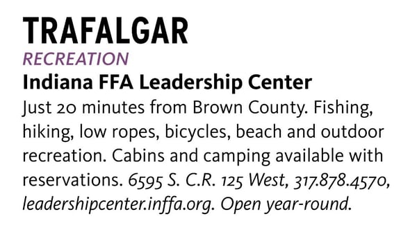 INDIANA FFA LEADERSHIP CENTER - Updated October 2025 - 6595 S 125th W ...