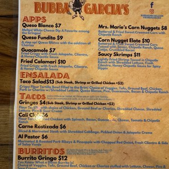 BUBBA GARCIA’S - Updated July 2025 - 36 Photos & 13 Reviews - 7 E Bay ...
