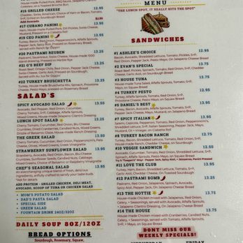 THE LUNCH SPOT - Updated June 2024 - 319 Photos & 406 Reviews - 74868 ...