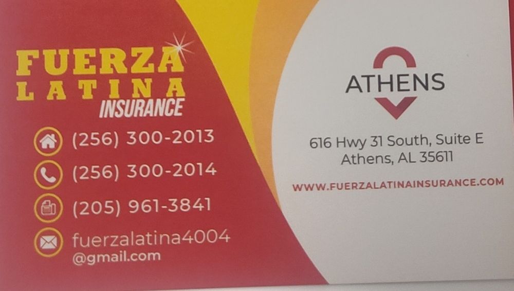 FUERZA LATINA INSURANCE - Updated December 2024 - 616 US Hwy 31 S ...