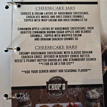CHOP’D - Updated March 2025 - 271 Photos & 192 Reviews - 12337 S Route ...