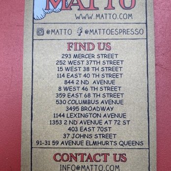 MATTO ESPRESSO - Updated September 2025 - 200 Photos & 101 Reviews ...