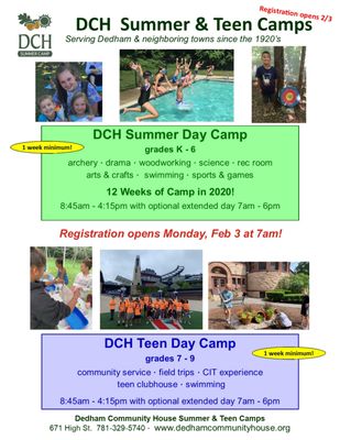DEDHAM COMMUNITY HOUSE SUMMER CAMP - Updated December 2025 - 12 Photos ...