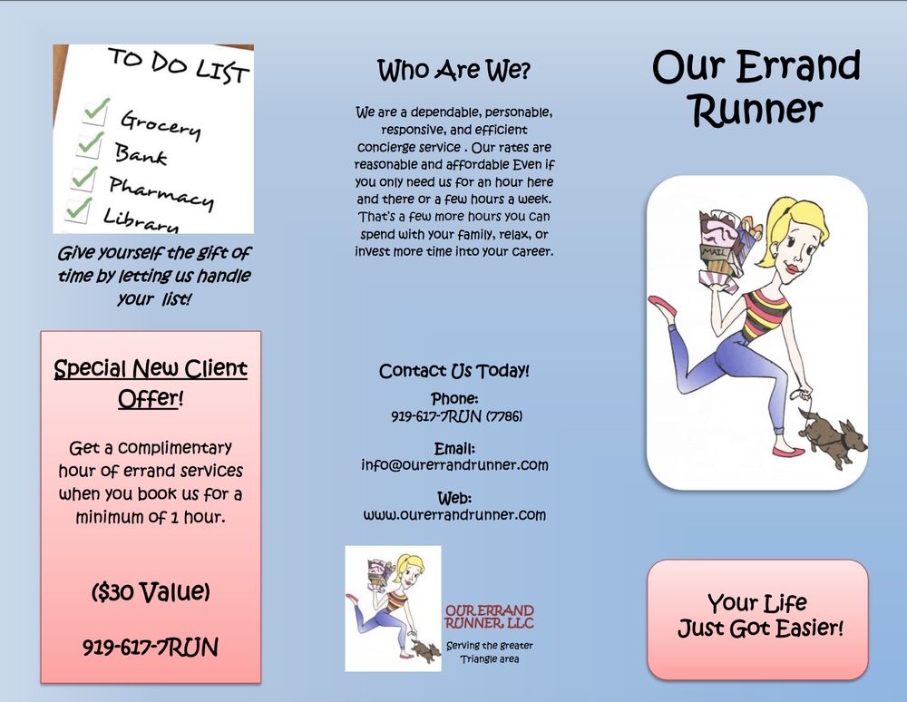 OUR ERRAND RUNNER - Updated November 2025 - 6105 Crupper Ct, Raleigh ...
