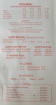 CAPRIS PIZZA - Updated October 2025 - 24 Photos & 93 Reviews - 1722 ...