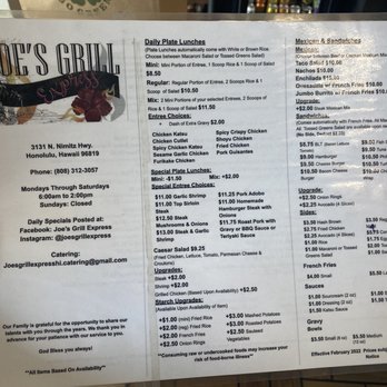 JOE’S GRILL EXPRESS - Updated July 2024 - 1999 Photos & 964 Reviews ...