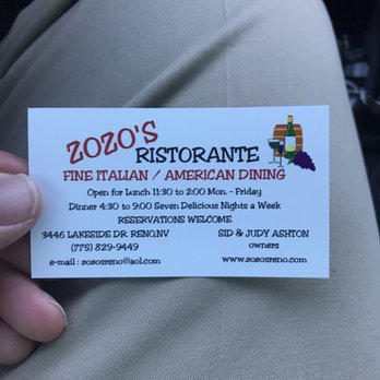 ZOZO’S RISTORANTE - Updated August 2025 - 788 Photos & 574 Reviews ...