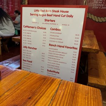 LITTLE RED BARN STEAK HOUSE - Updated July 2024 - 400 Photos & 559 ...