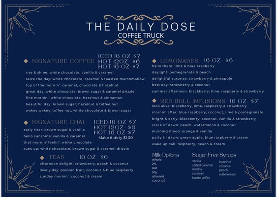 THE DAILY DOSE COFFEE TRUCK - TEMP. CLOSED - Updated October 2025 ...