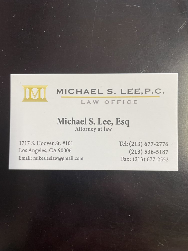MICHAEL S LEE - Updated July 2025 - Request Consultation - 1717 S Hoover St, Los Angeles ...