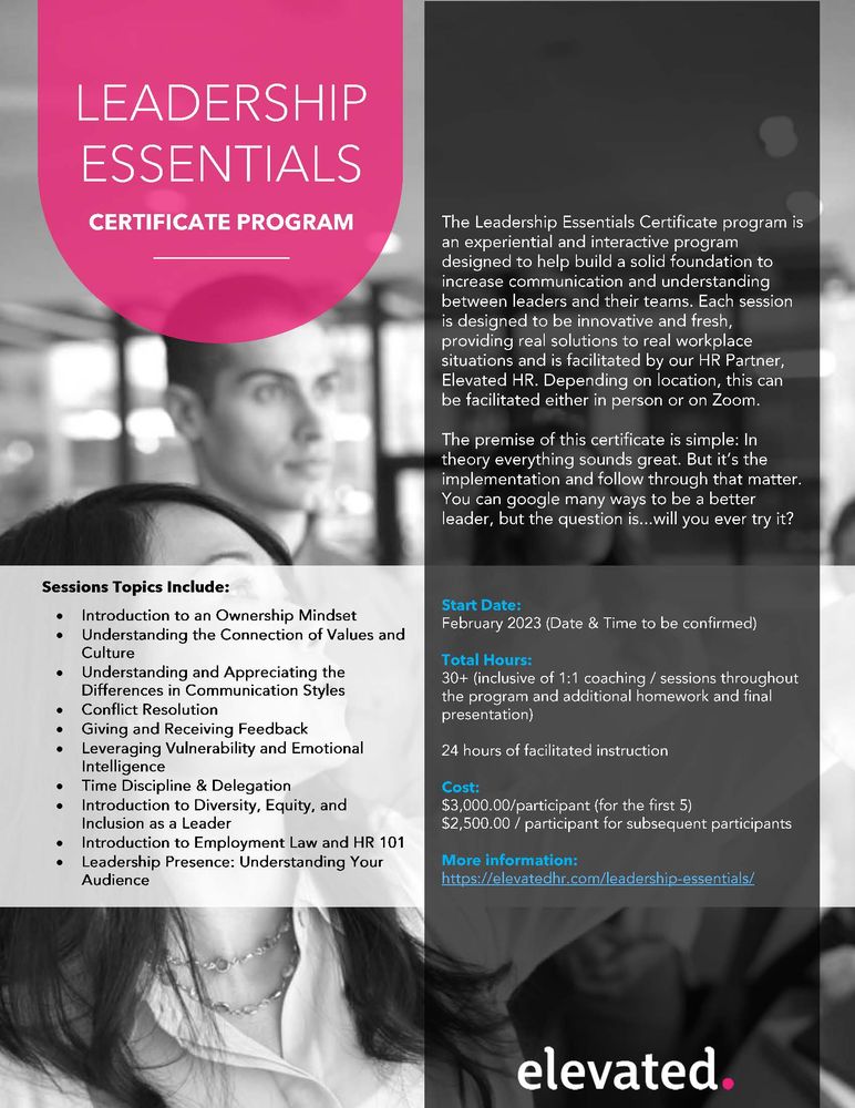 ELEVATED HR SOLUTIONS - Updated March 2025 - Request Consultation - 524 10 Avenue SW, Calgary ...