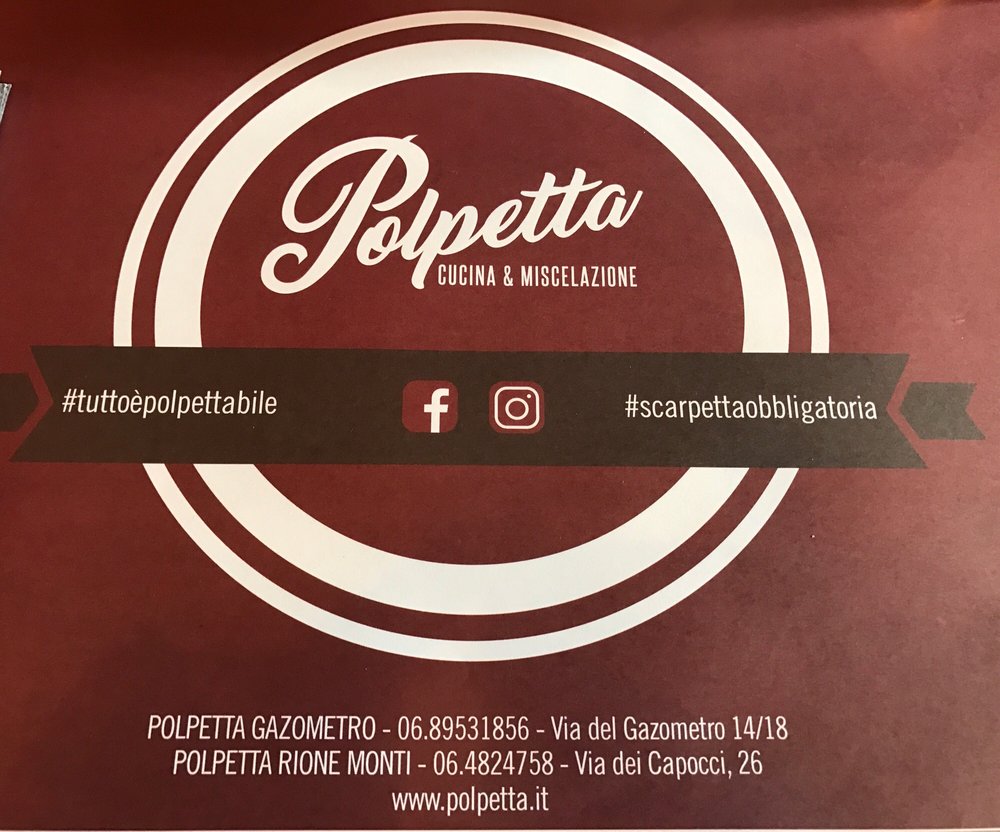 POLPETTA - Updated July 2025 - Via del Gazometro 14, Roma, Italy ...