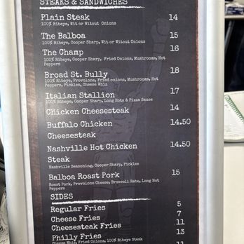 BALBOA STEAKS - Updated January 2026 - 25 Photos & 17 Reviews - 17 N ...