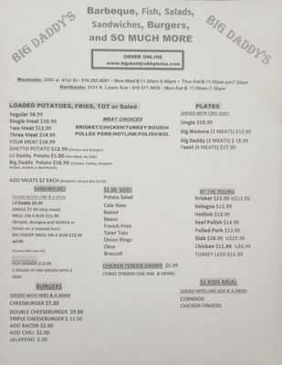 BIG DADDY’S BBQ - Updated May 2026 - 2131 N Lewis Ave, Tulsa, Oklahoma ...