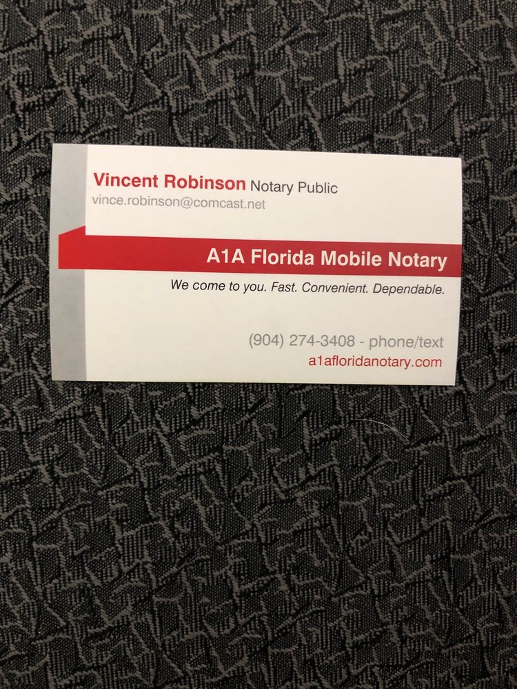 A1A FLORIDA MOBILE NOTARY AND SIGNING SERVICES - 7619 Sherwood St ...