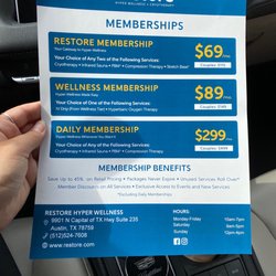 RESTORE HYPER WELLNESS - 23 Photos & 39 Reviews - 9901 N Capital Of ...