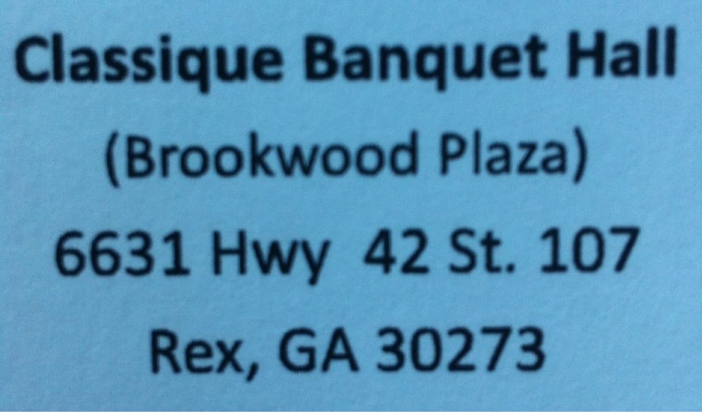 CLASSIQUE BANQUET HALL - Updated August 2025 - 6631 Hwy 42, Rex ...