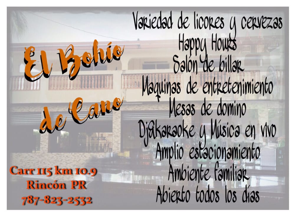 EL BOHIO DE CANO - Updated November 2025 - Carretera 115 Km 10.9 ...
