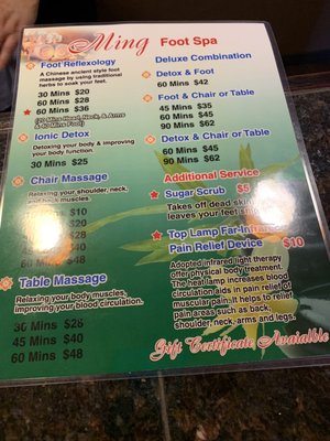 MING FOOT SPA - 20 Photos & 50 Reviews - Massage - 6033 W Bell Rd ...
