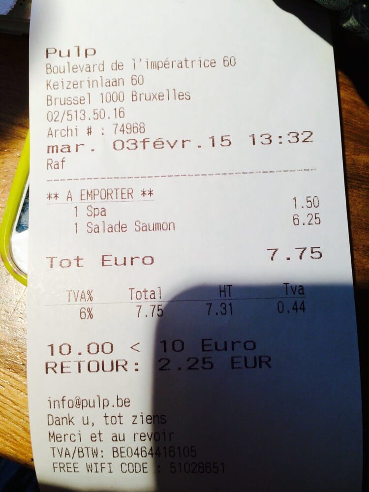 PULP - Boulevard de l'Impératrice 60, Bruxelles, Belgium - Yelp