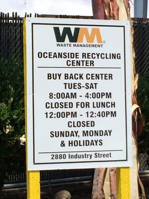 WASTE MANAGEMENT BUYBACK AND RECYCLING CENTER - Updated December 2025 ...