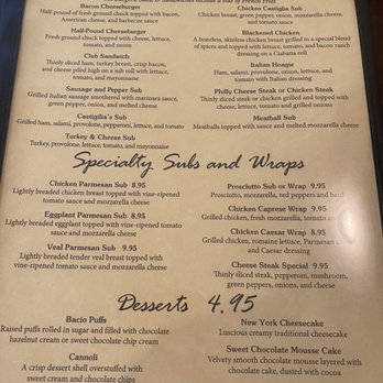CASTIGLIA’S ITALIAN RESTAURANT AND PIZZERIA - Updated December 2025 ...