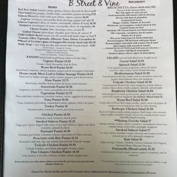 B STREET & VINE - Updated September 2024 - 2373 Photos & 1999 Reviews ...
