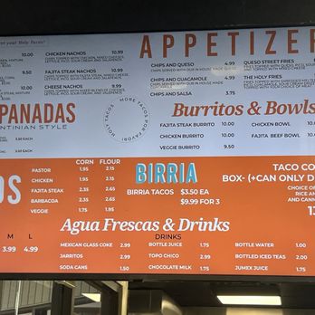 HOLY TACOS - Updated November 2025 - 20 Photos & 18 Reviews - 2100 N ...