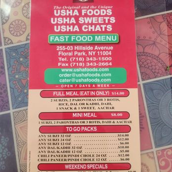 USHA FOODS - Updated October 2025 - 209 Photos & 212 Reviews - 255-03 ...