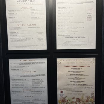 WESTERN VIEW STEAKHOUSE - Updated May 2024 - 134 Photos & 119 Reviews ...
