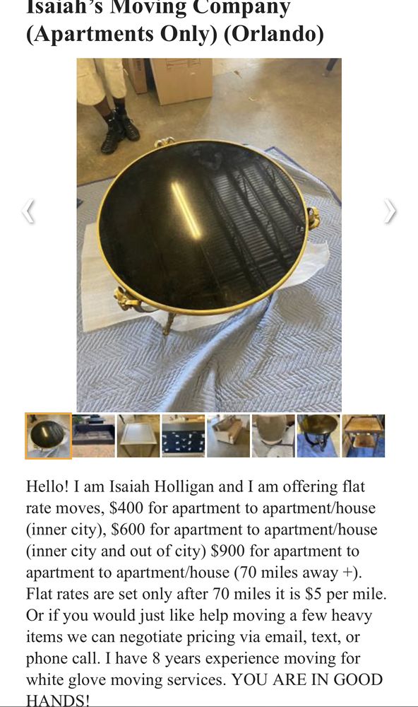 ISAIAH MOVES IT - Updated June 2025 - Request a Quote - Orlando ...