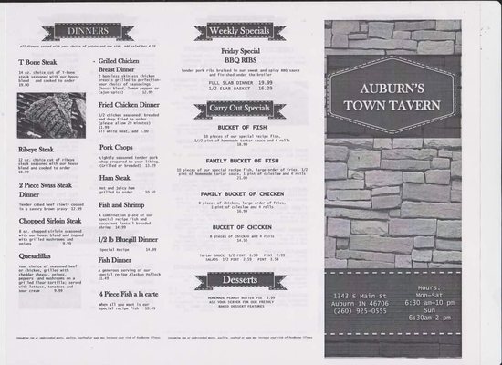 AUBURN’S TOWN TAVERN - 16 Reviews - 1343 S Main St, Auburn, IN - Yelp