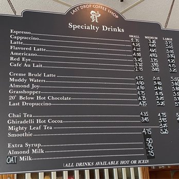 LAST DROP COFFEE SHOP - Updated June 2025 - 190 Photos & 101 Reviews ...